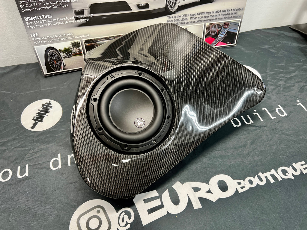 1st gen NSX Custom Footwell Subwoofer Box for a Single JL Audio 6W3 ...