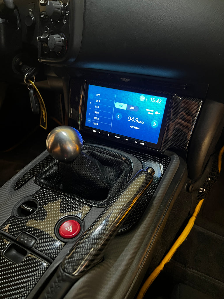 Honda S2000 custom Double DIN Radio Solution Carbon Fiber Trim ...