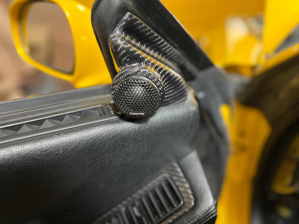 NSX Carbon Fiber Tweeter Pods finished in Carbon Fiber – EuroBoutique.us