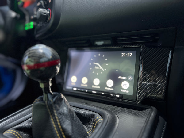 Honda S2000 custom Double DIN Radio Solution Carbon Fiber Trim ...