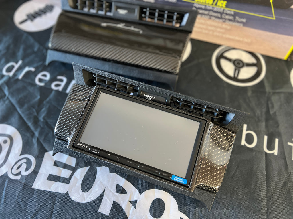 Honda S2000 custom Double DIN Radio Solution Carbon Fiber Trim ...