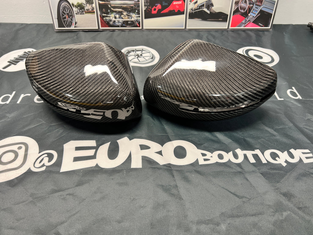 1st Gen Audi R8 Carbon Fiber OEM Side Mirror Housings (pair ...