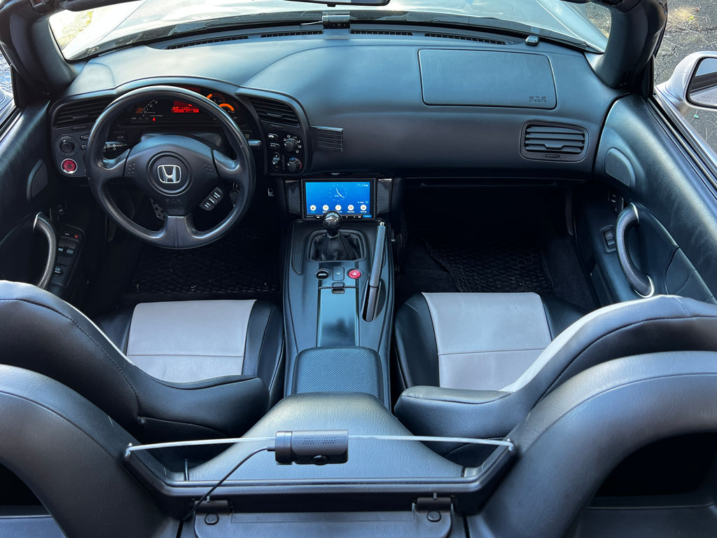 Honda S2000 custom Double DIN Radio Solution Carbon Fiber Trim ...