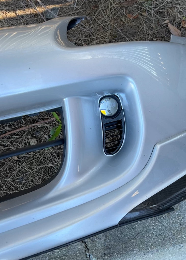 s2000 AP2 Custom Brake Duct Vents with Integrated LED Fog Lights ...