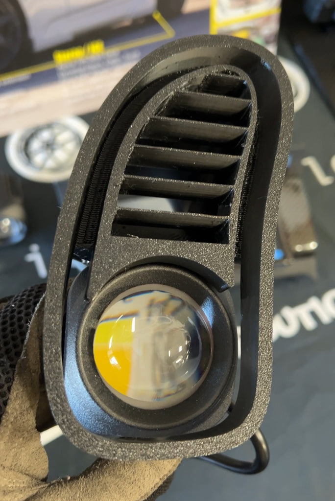 s2000 AP2 Custom Brake Duct Vents with Integrated LED Fog Lights ...