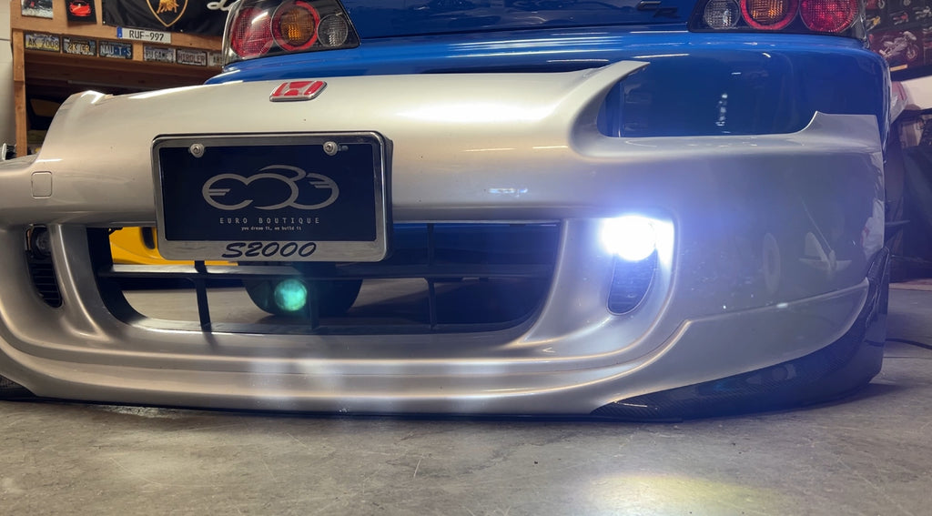 s2000 AP2 Custom Brake Duct Vents with Integrated LED Fog Lights ...