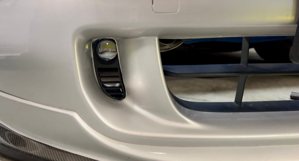 s2000 AP2 Custom Brake Duct Vents with Integrated LED Fog Lights ...