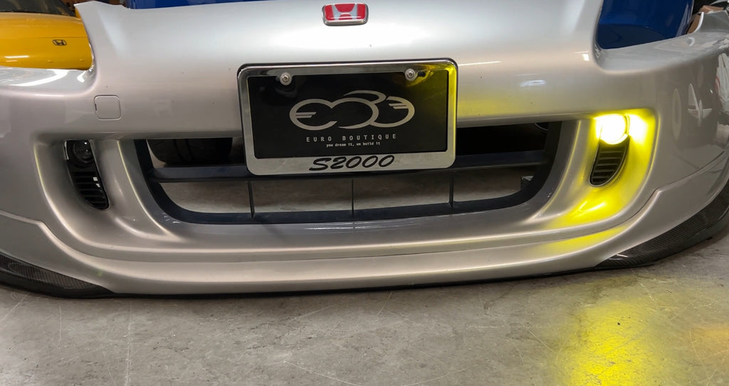 s2000 AP2 Custom Brake Duct Vents with Integrated LED Fog Lights ...