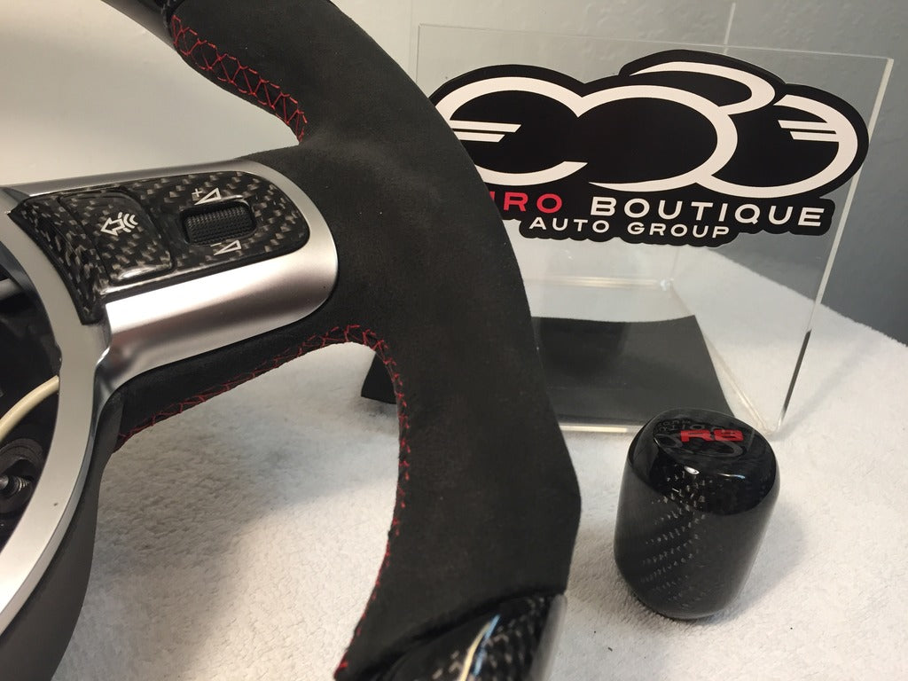 Audi R8 Carbon Fiber Shift Knob for 6MT or Paddle Shift S-Tronic R-tro ...