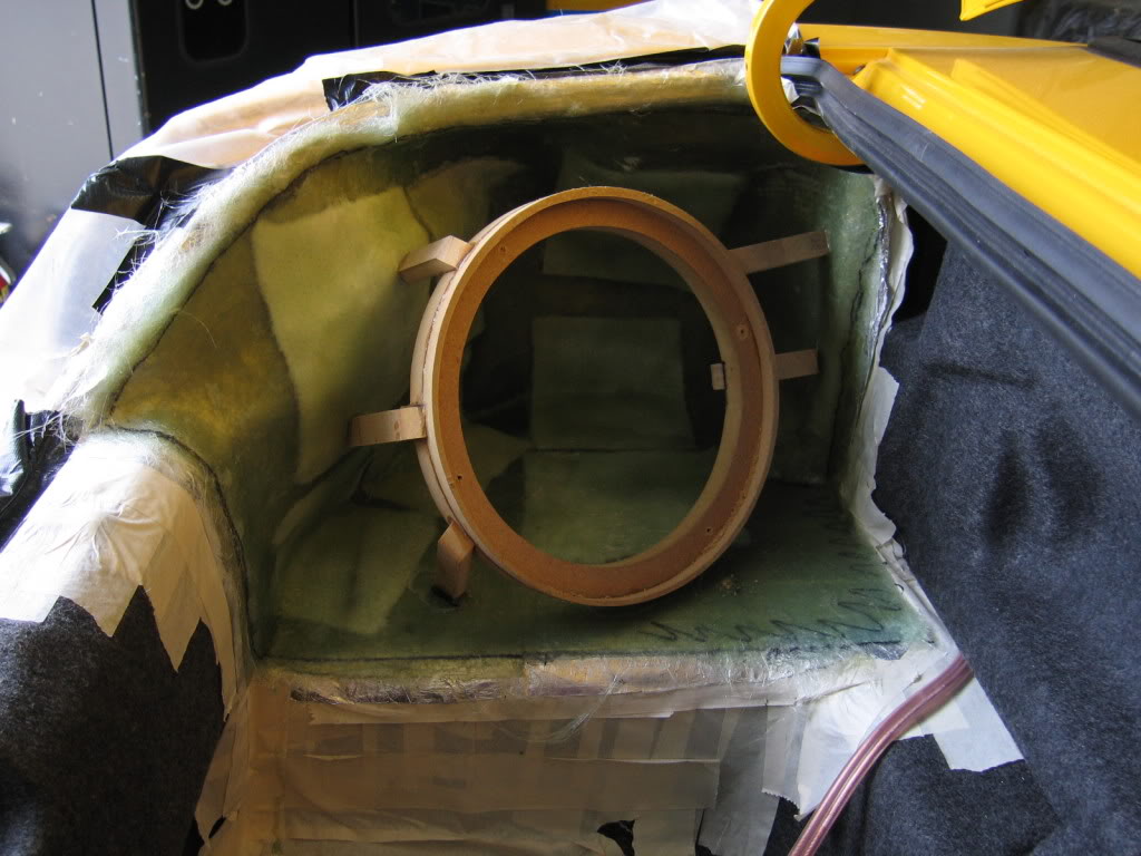 Honda S2000 Custom Fiberglass Triple 6" Subwoofer Box for Driver Side ...