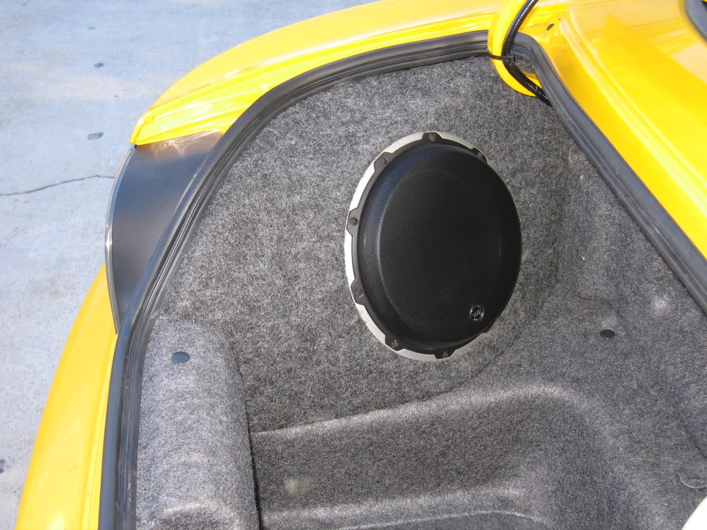 Honda S2000 Custom Fiberglass Triple 6" Subwoofer Box for Driver Side ...