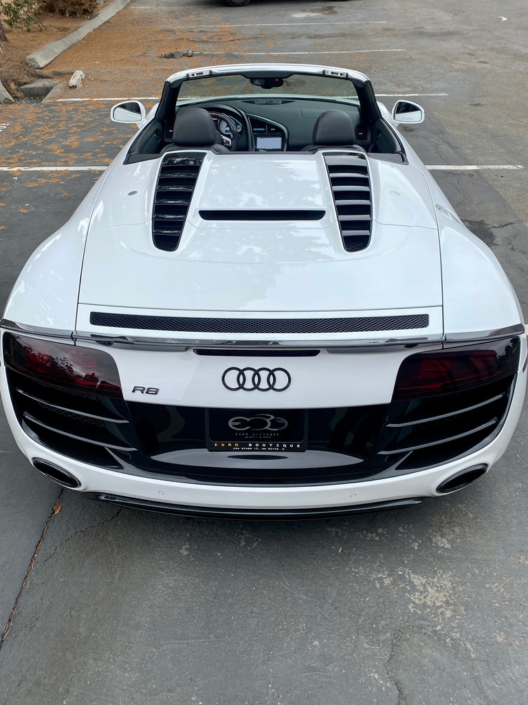 Audi R8 Gen-1 Carbon Fiber 3-Piece Duckbill Trunk Lip Spoiler for SPYD ...