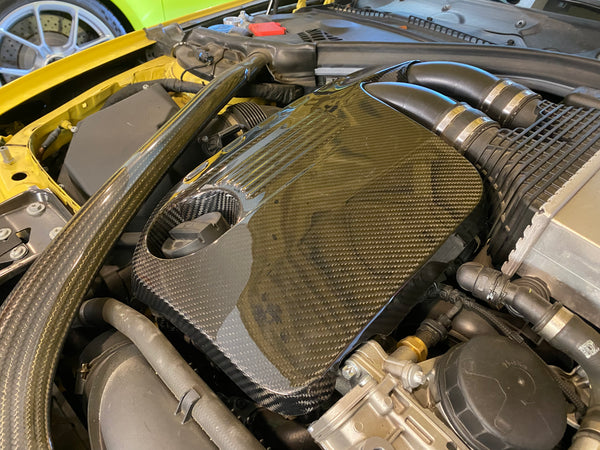 2015 -2018 BMW F8x M3 M4 Gloss Carbon Fiber Engine Cover – EuroBoutique.us