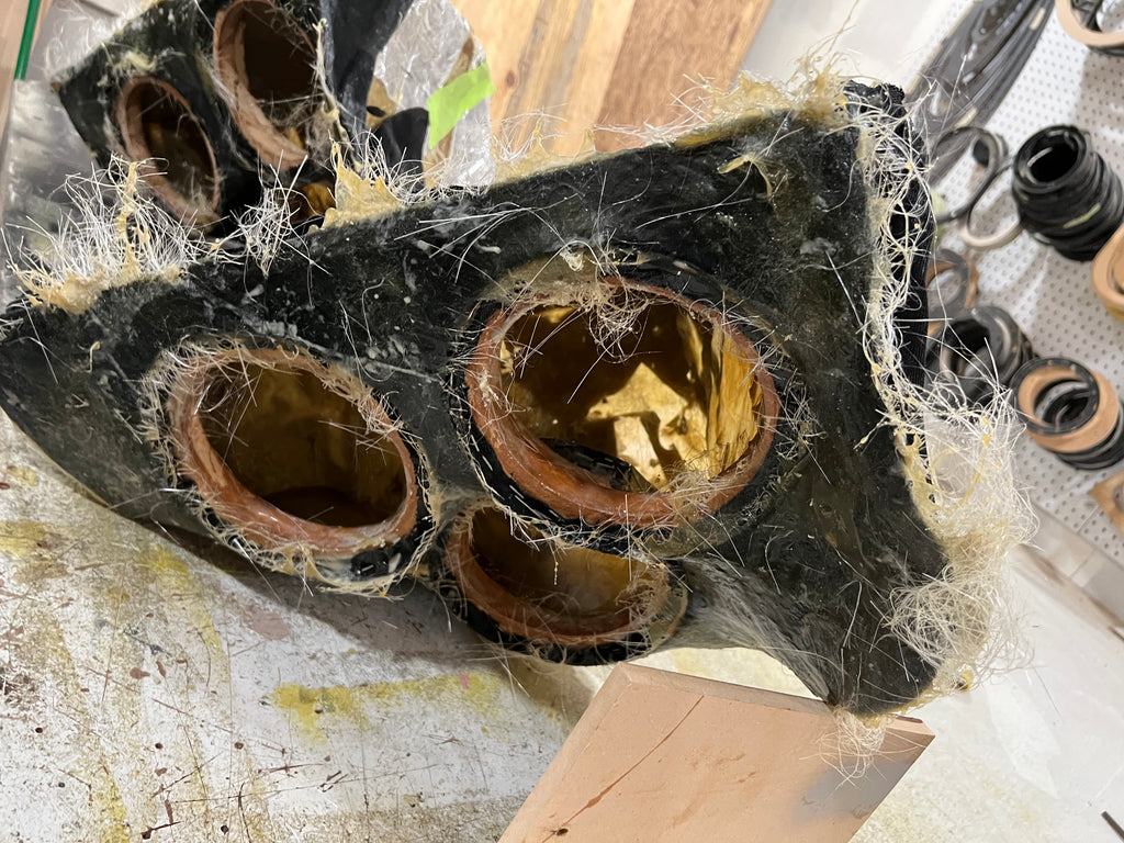 Honda S2000 Custom Fiberglass Triple 6" Subwoofer Box for Driver Side ...