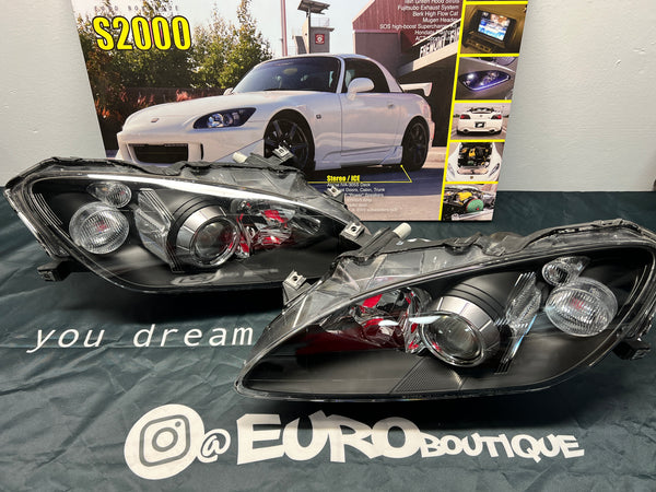 s2000 OEM AP2 headlights housings with clear diffusers – EuroBoutique.us