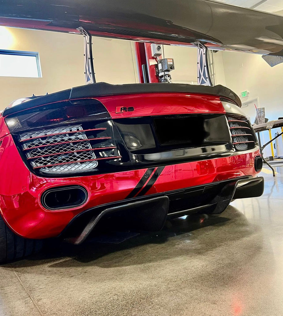 Audi R8 Carbon Fiber Rear Diffuser for V8 – EuroBoutique.us