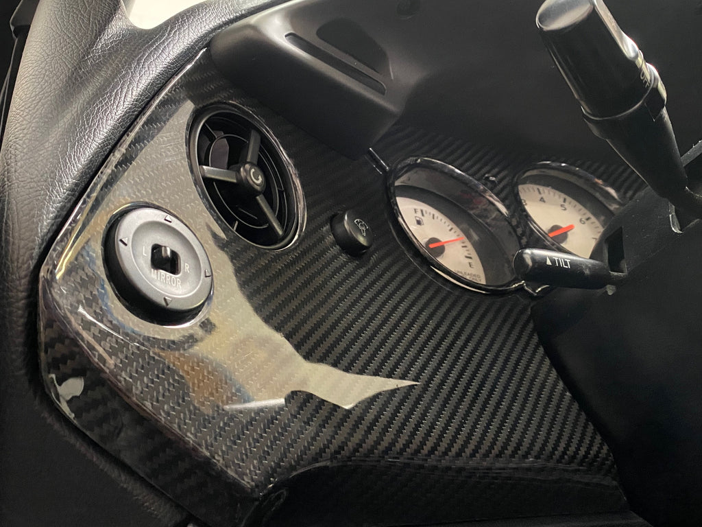 Toyota MKIV Supra 4-piece Bespoke 100% Carbon Fiber Dash Panel Kit for ...