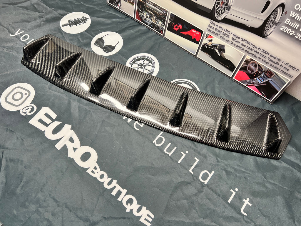 Carbon Fiber 7-fin Rear Custom Diffuser – EuroBoutique.us