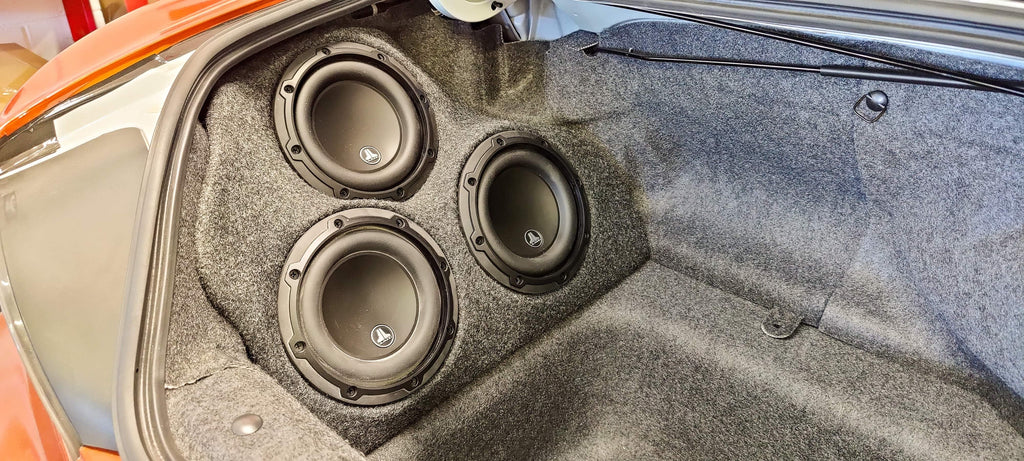 Honda S2000 Custom Fiberglass Triple 6" Subwoofer Box for Driver Side ...