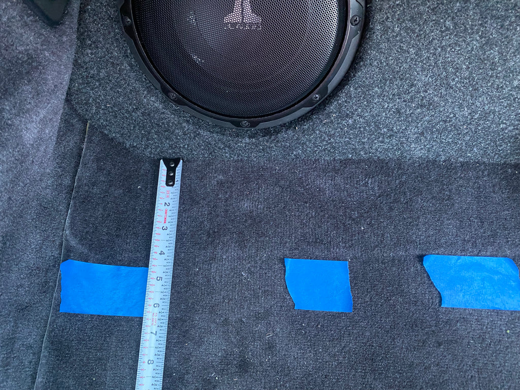 1st gen NSX Custom Footwell Subwoofer Box for a Single JL Audio 6W3 ...