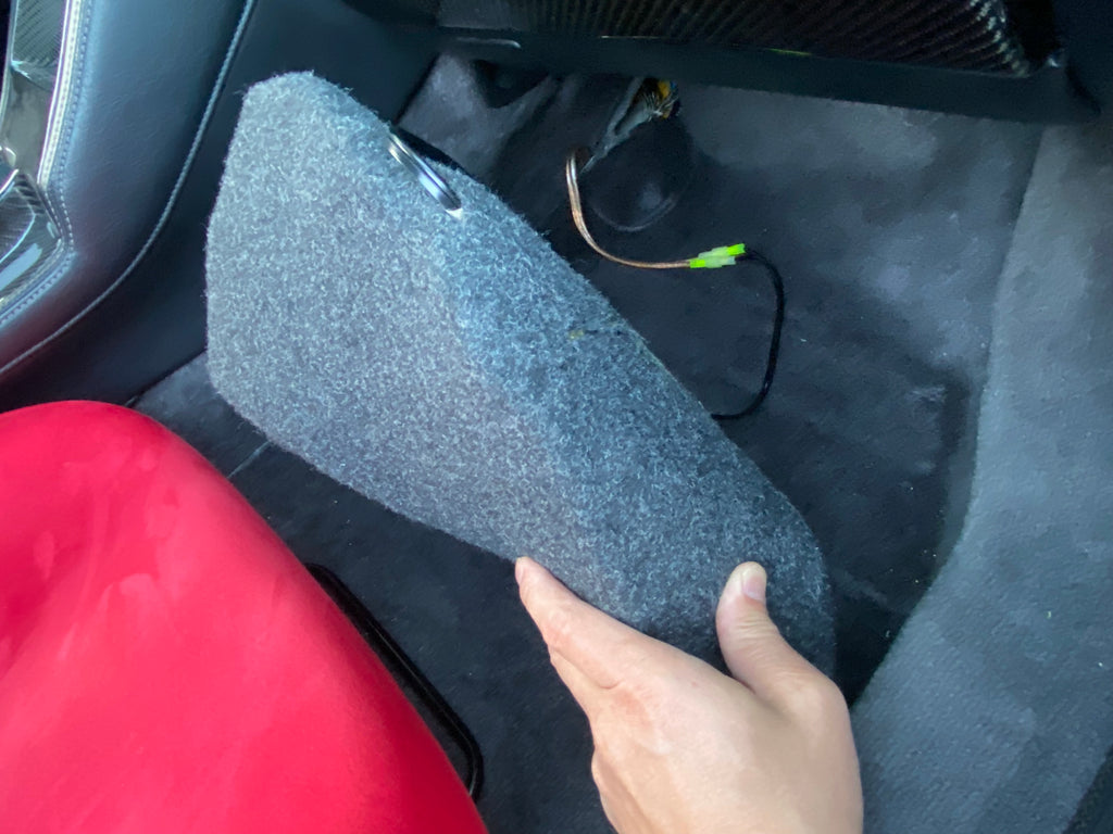 1st gen NSX Custom Footwell Subwoofer Box for a Single JL Audio 6W3 ...