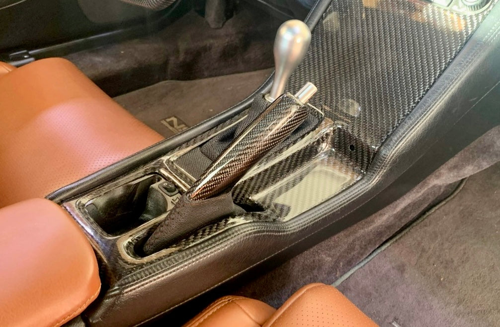 NSX E-brake Handle in Carbon fiber or Leather – EuroBoutique.us