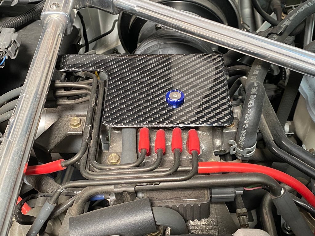 NSX Engine Throttle Body Cover Plate in Gloss Carbon Fiber ...