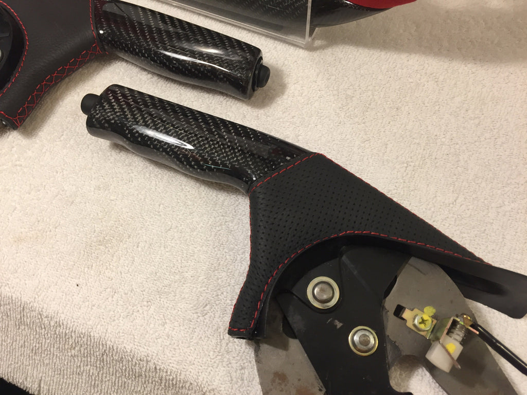 NSX E-brake Handle in Carbon fiber or Leather – EuroBoutique.us