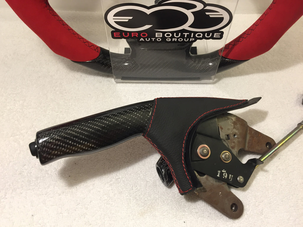 NSX E-brake Handle in Carbon fiber or Leather – EuroBoutique.us