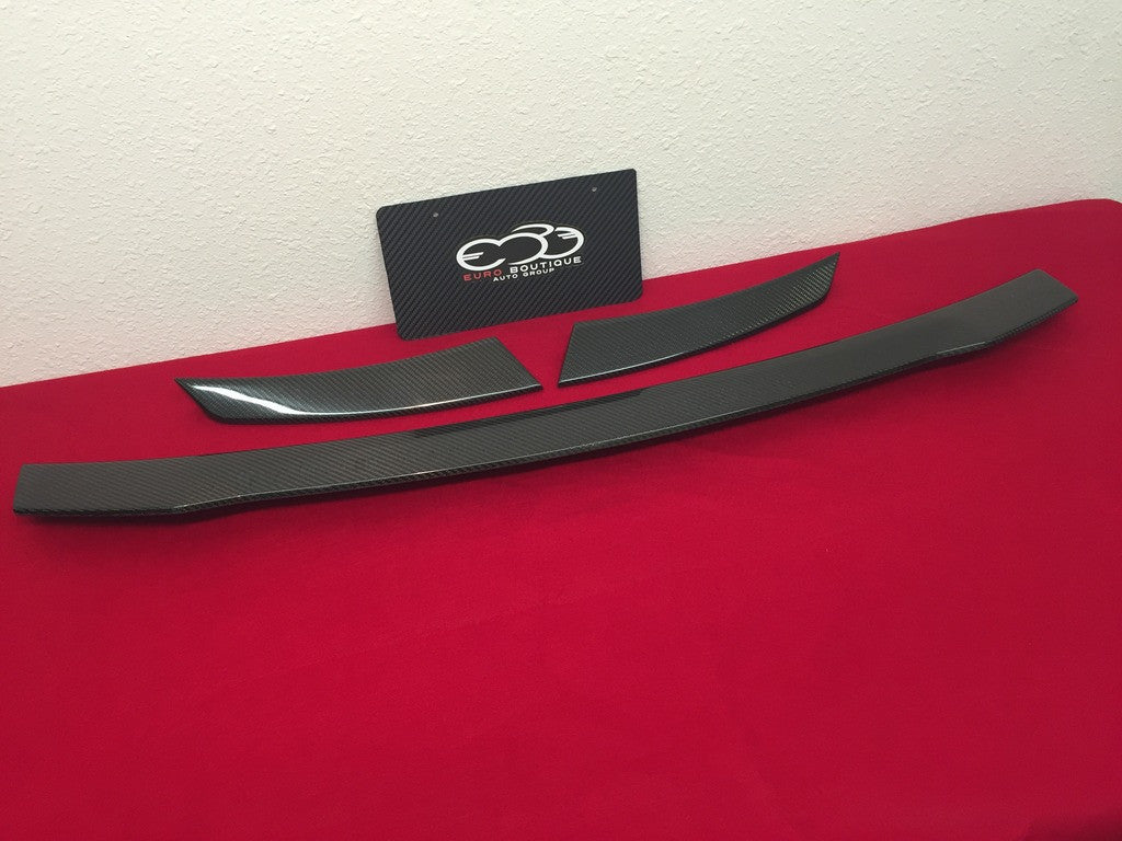 Audi R8 Gen-1 Carbon Fiber 3-Piece Duckbill Trunk Lip Spoiler for COUP ...