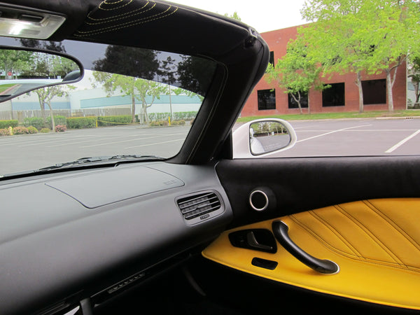 s2000 Sun Visors in custom Leather / Alcantara / Perforated Leather ...