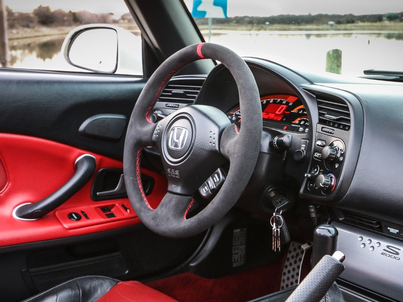 s2000 Flat Bottom Sport Leather / Alcantara Steering Wheel ...